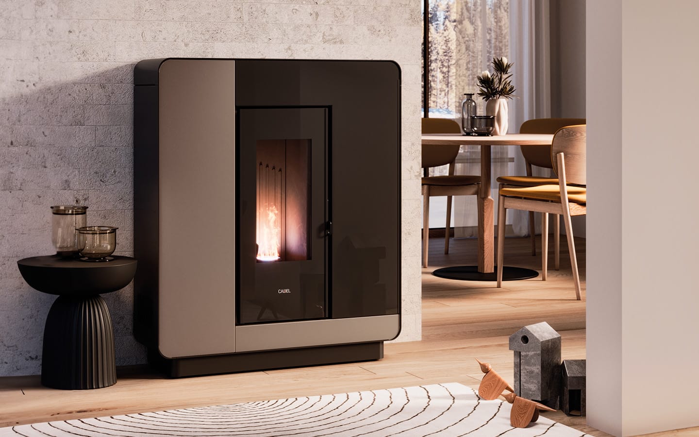 Découvrez nos poêles à granulés canalisables Cadel